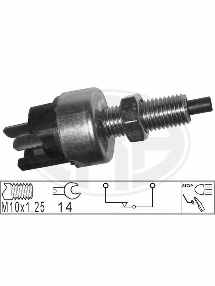 Датчик стоп-сигнала Toyota M10x1.25 2 контакта