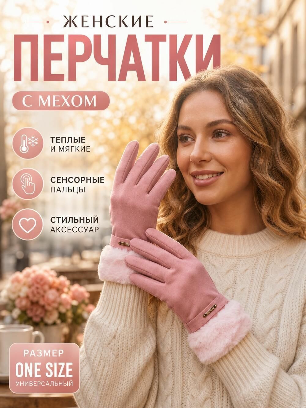 Перчатки для женщин