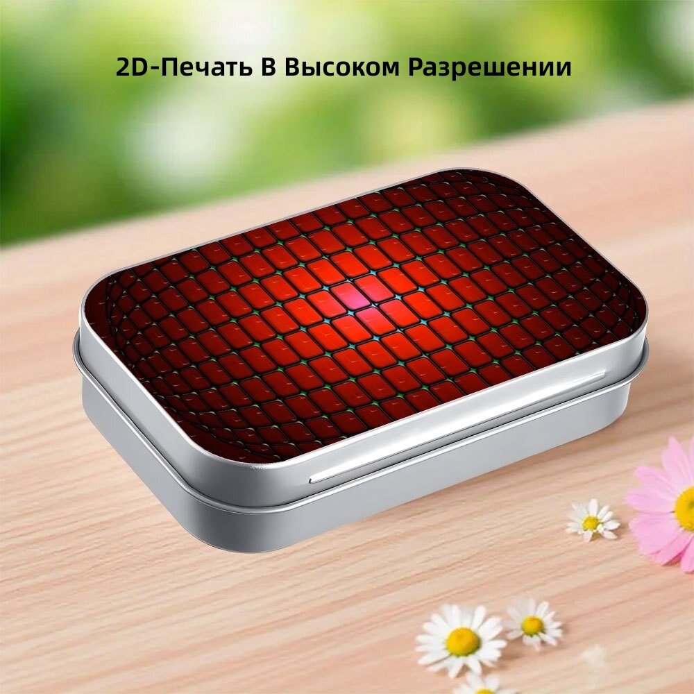 Металлическая жестяная коробка с шарнирной крышкой, мини-контейнер для хранения, серебристый цвет, для стола, путешествий и офиса, органайзер для мелочей