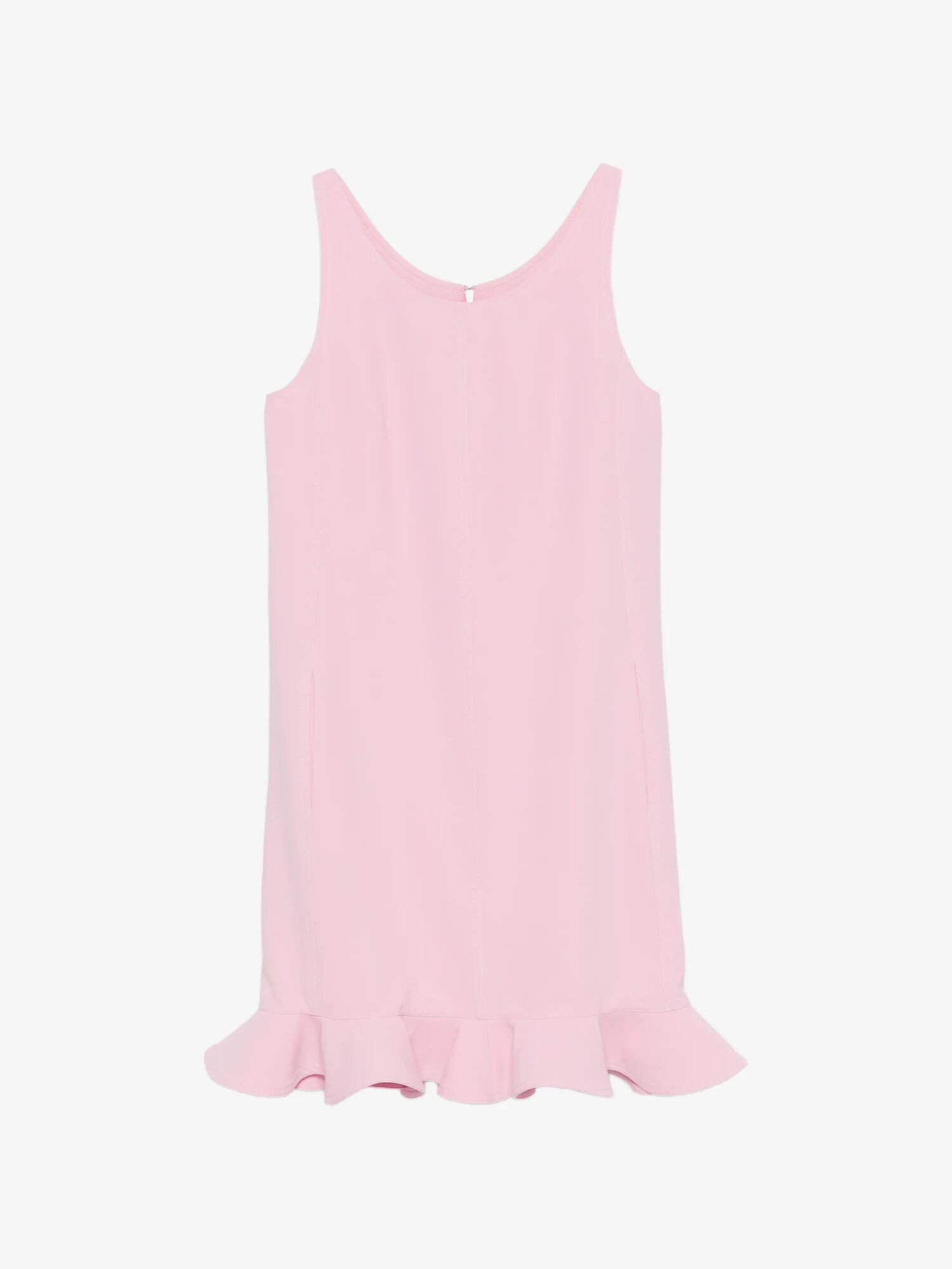 Платье MOSCHINO Ruffled sleeveless mini dress