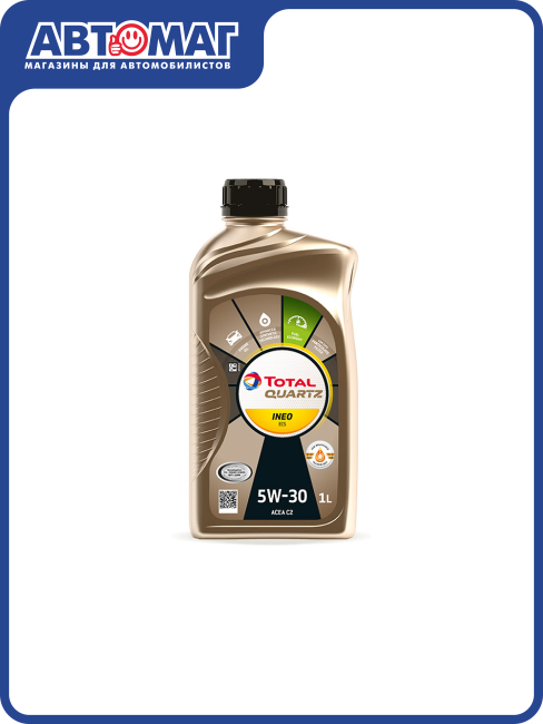 Моторное масло Total Quartz Ineo ECS 5W30 (1л) (арт. 166252), TOT-5W30INEO-1L
