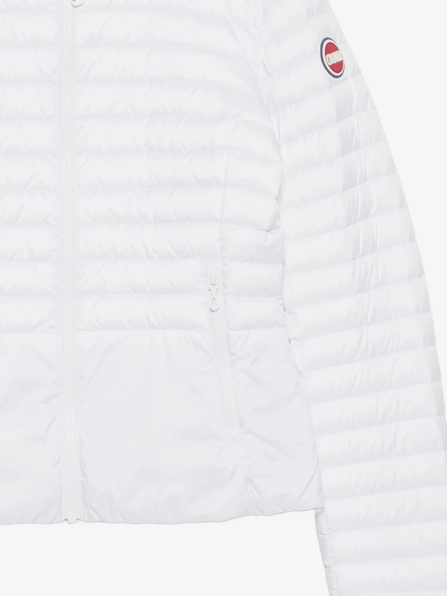 Куртка Colmar Quilted high-neck zip-up jacket, размер 42 IT, white — фото 1