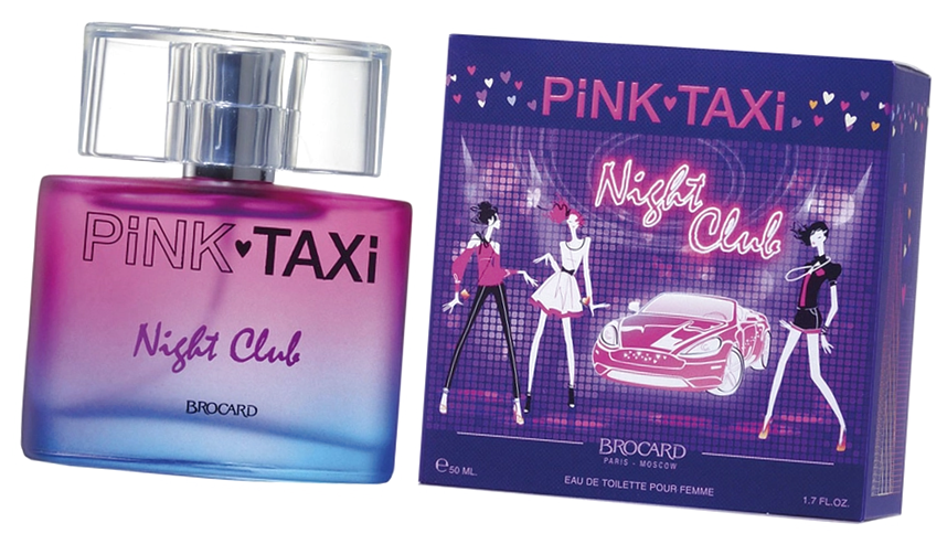 Туалетная вода женская Брокард Пинк Такси Найт Клуб 50 мл / Pink Taxi