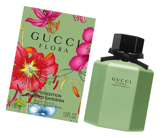Gucci Flora Emerald Gardenia туалетная вода женская 50 мл - Флора Гардения зеленый аромат Гуччи