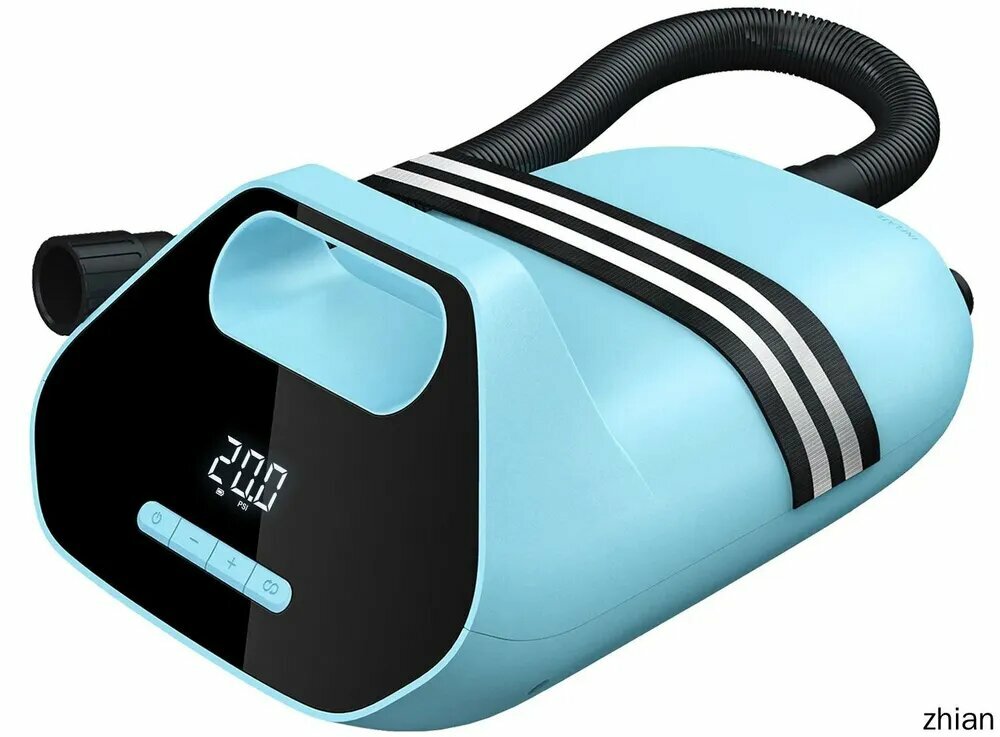 Портативный беспроводной электрический насос Cycplus D9 Pro, аккумулятор 7500мАч 20PSI (для САП борда, лодки)