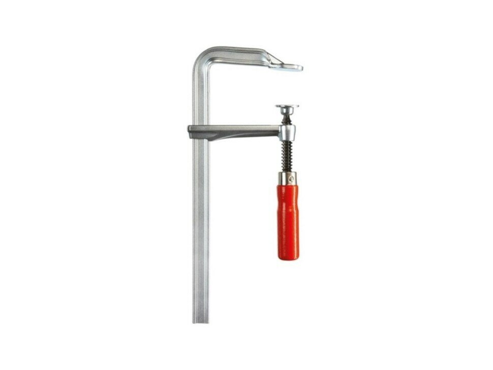Струбцина Bessey GZ16 160/80 мм цельнометаллическая, деревянная ручка