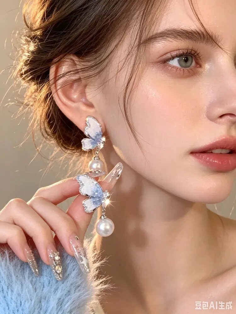 Серьги люстры