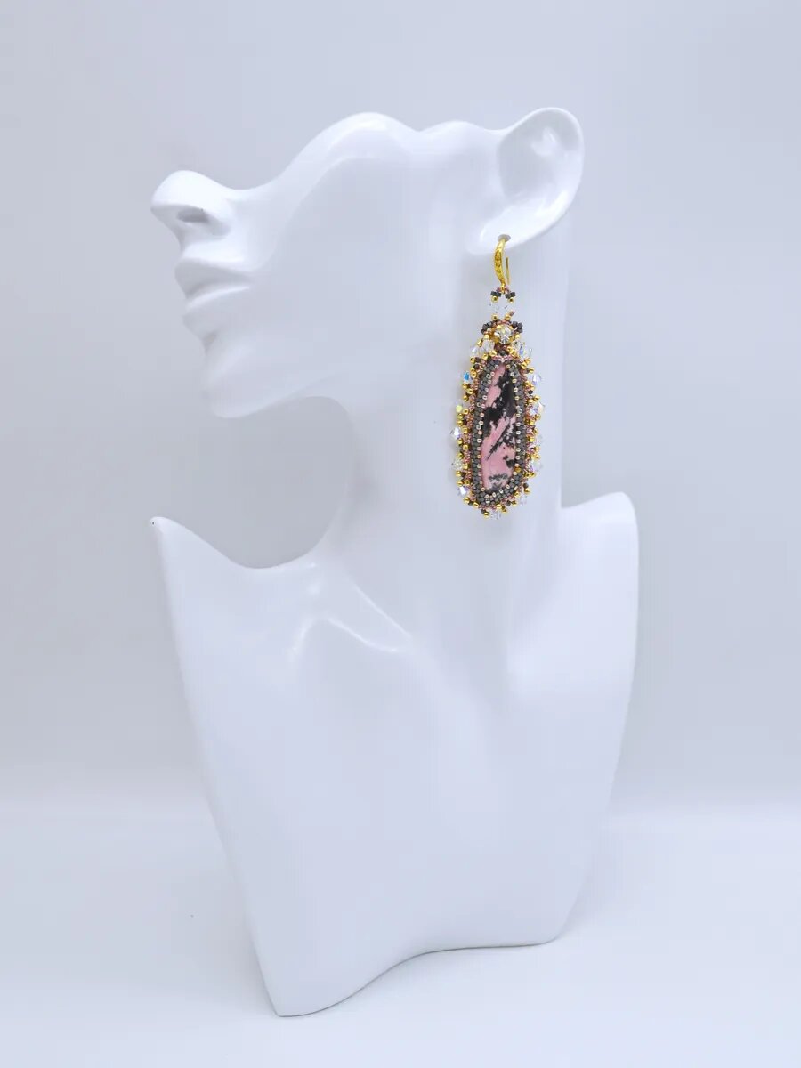 Серьги, кристаллы Swarovski