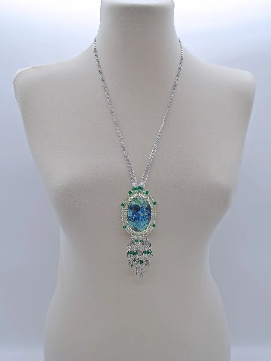 Колье, кристаллы Swarovski