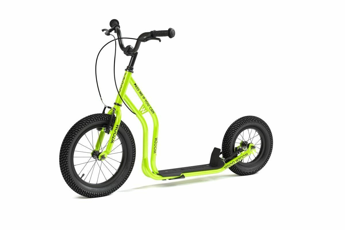 DECATHLON самокат Yedoo Wzoom, зеленый, 16/12, 100 кг