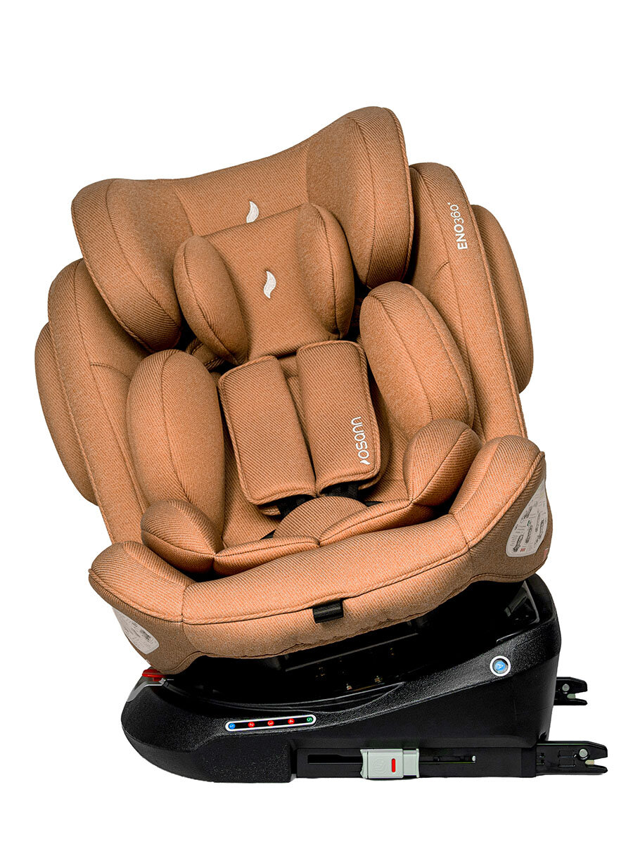 Автокресло 0+/1/2/3 Osann ENO 360° карамель (salt caramel), с 0 до 12 лет, до 36 кг, (40-150 см), поворотное 360, ISOFIX