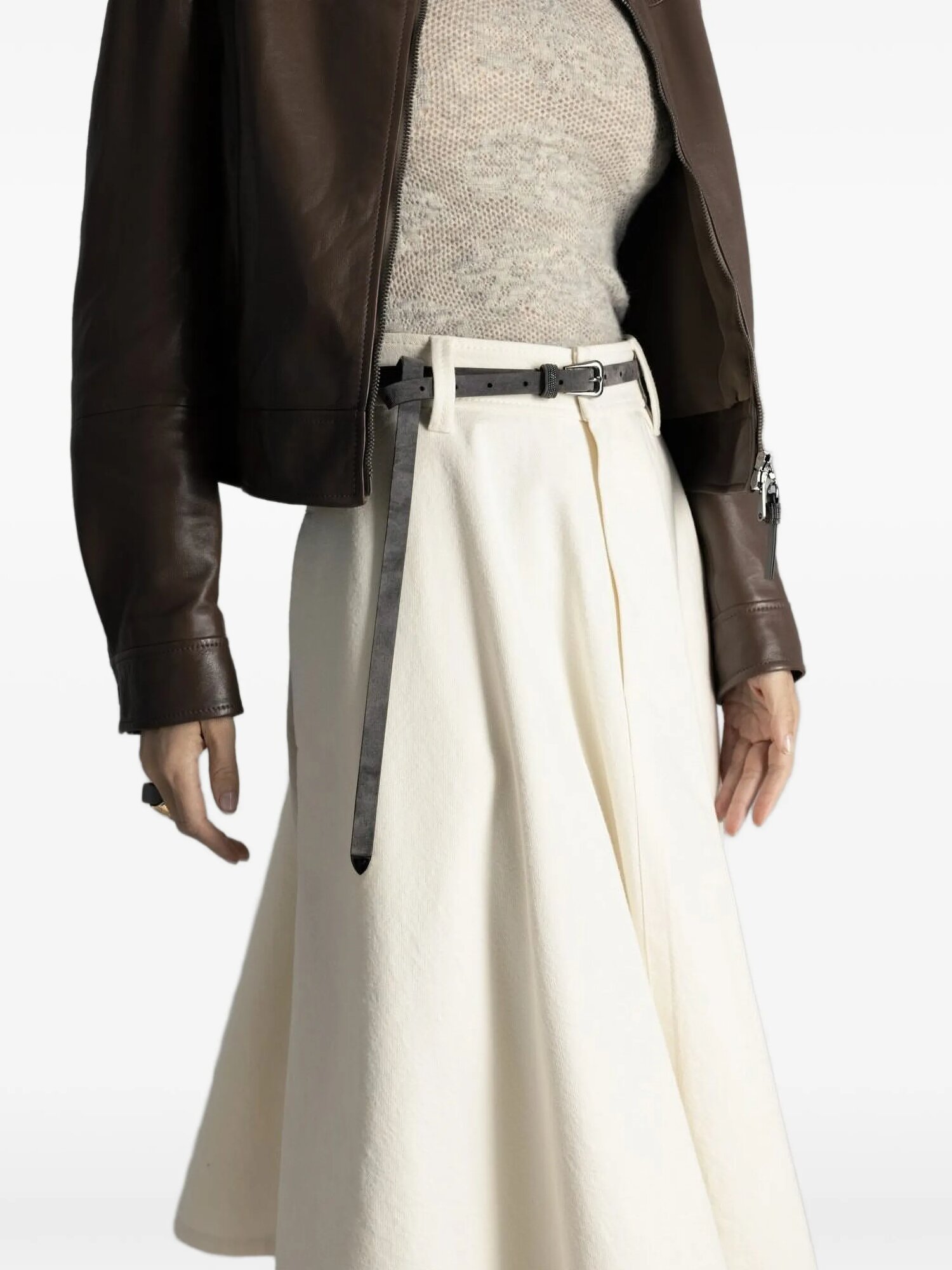 Юбка BRUNELLO CUCINELLI A-line skirt, размер 42 — фото 1