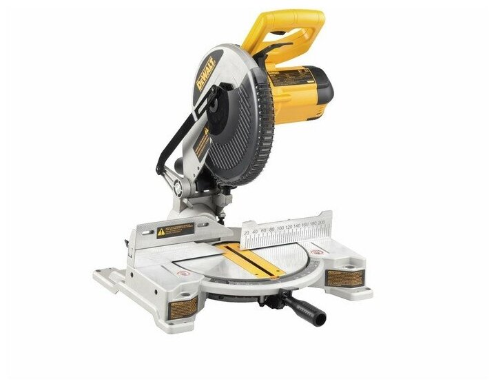 DeWALT Пила торцовочная DeWalt DW 714, 1650 Вт, 4600 об/мин, диск 254х30 мм, рез 91х130 мм