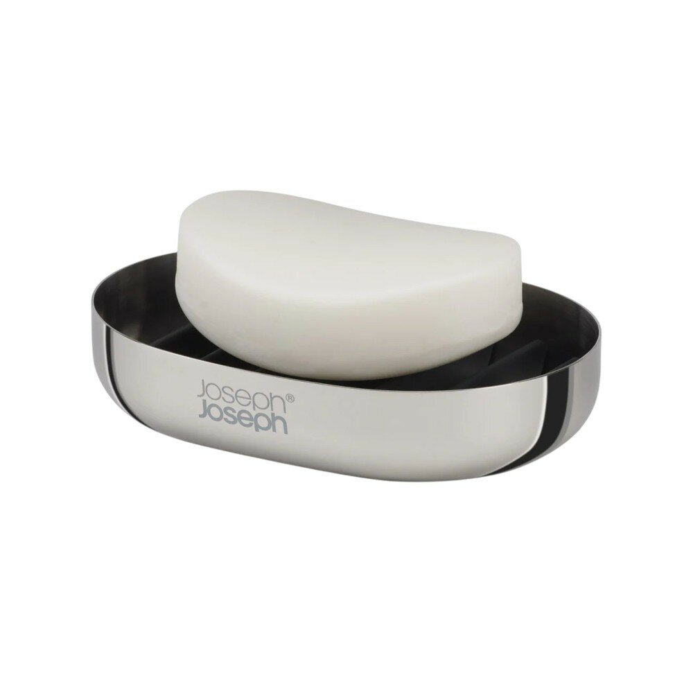 Мыльница EasyStore Lux 11,5х8 см, нержавеющая сталь, Joseph Joseph, Великобритания, 70579