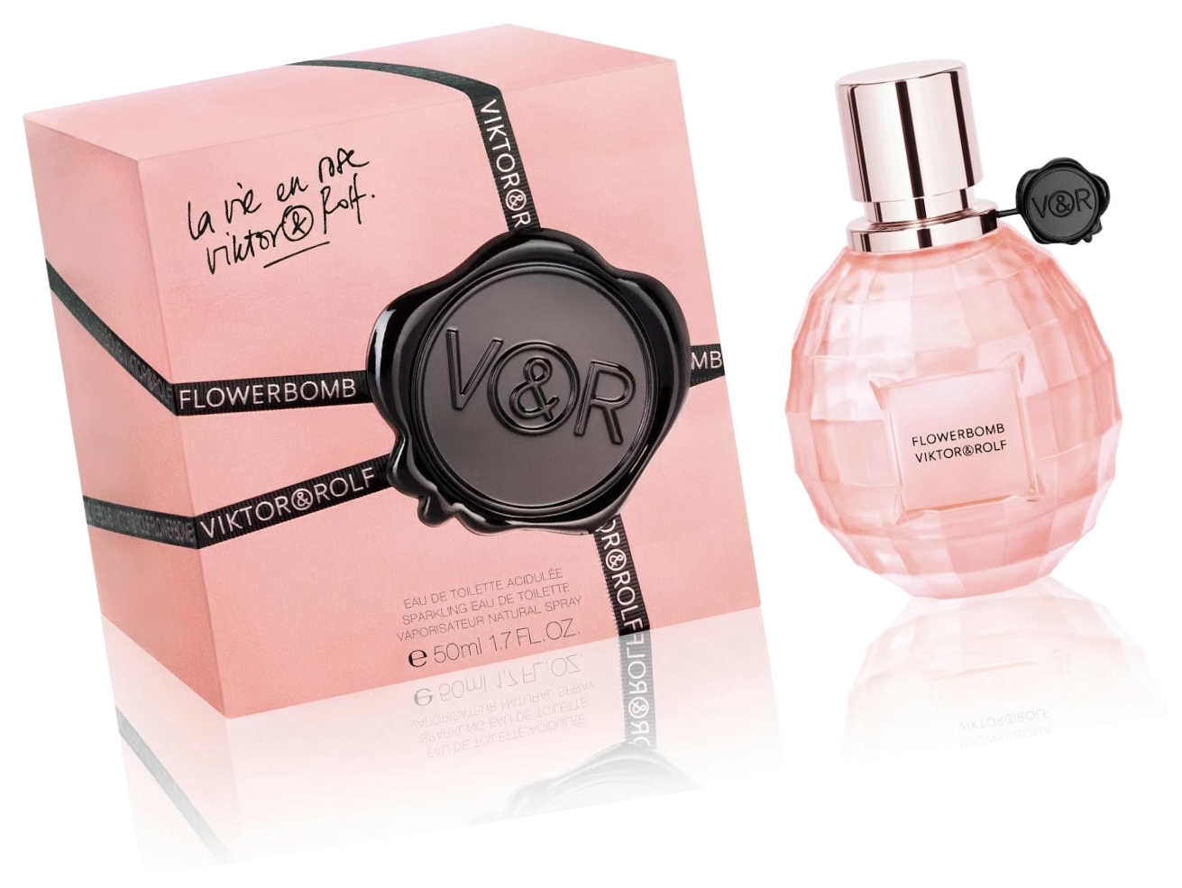 Viktor and Rolf Flowerbomb La Vie En Rose 2013 аромат для женщин 50 мл - Флауэрбомб Ля Вей Ин Розе