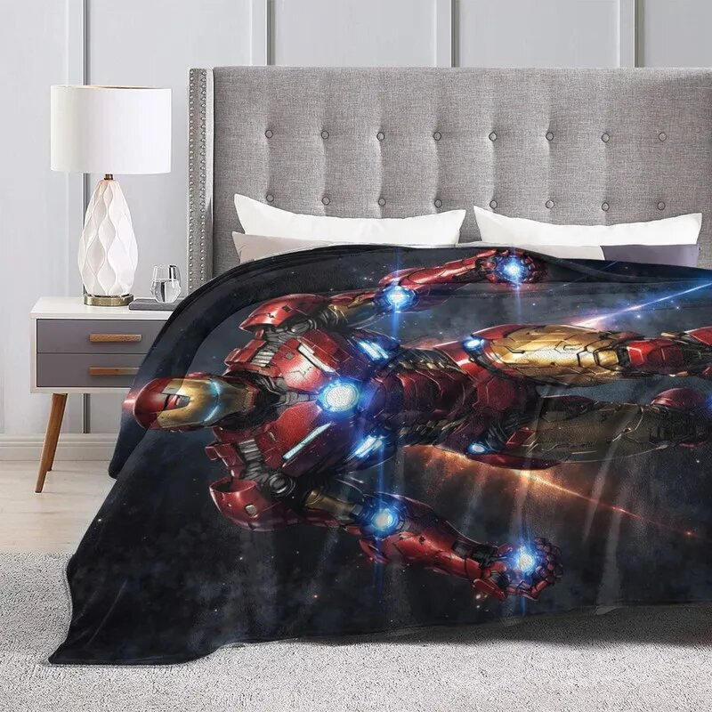 Marvel Плед 150x200 см фланель с фотопринтом мультгерои разноцветный