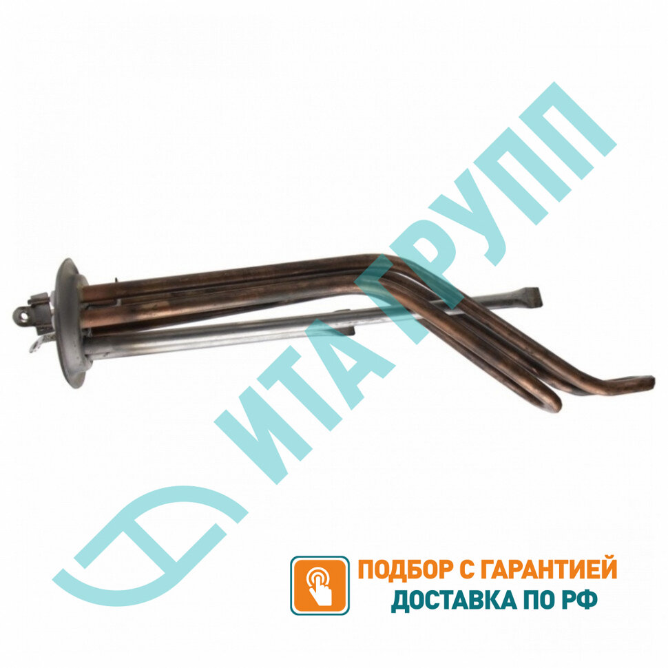 ТЭН 2000Вт (700Вт/1300Вт) RF для горизонтального водонагревателя Thermex, Garanterm GTR, Electrolux EWH, под анод М6, 20124