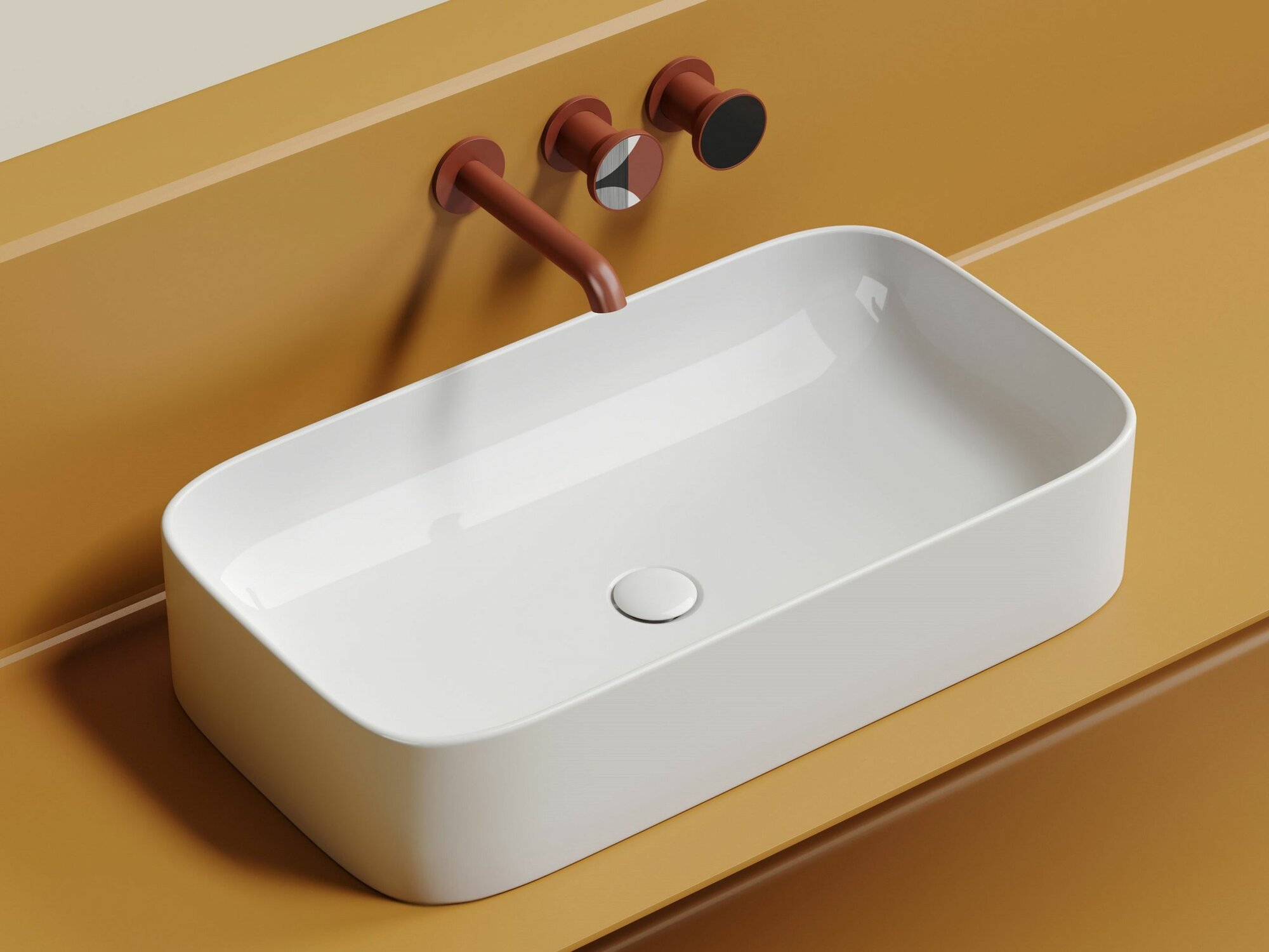 Мебельная раковина Ceramicanova Element 70 CN6054 белая