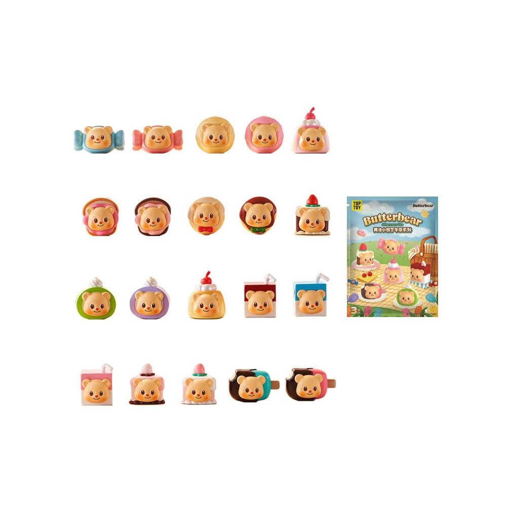 TOP TOY Butter Bear Мини Blind Сумка Кукла Милый Сувенир Магнитный Слепые Коробки