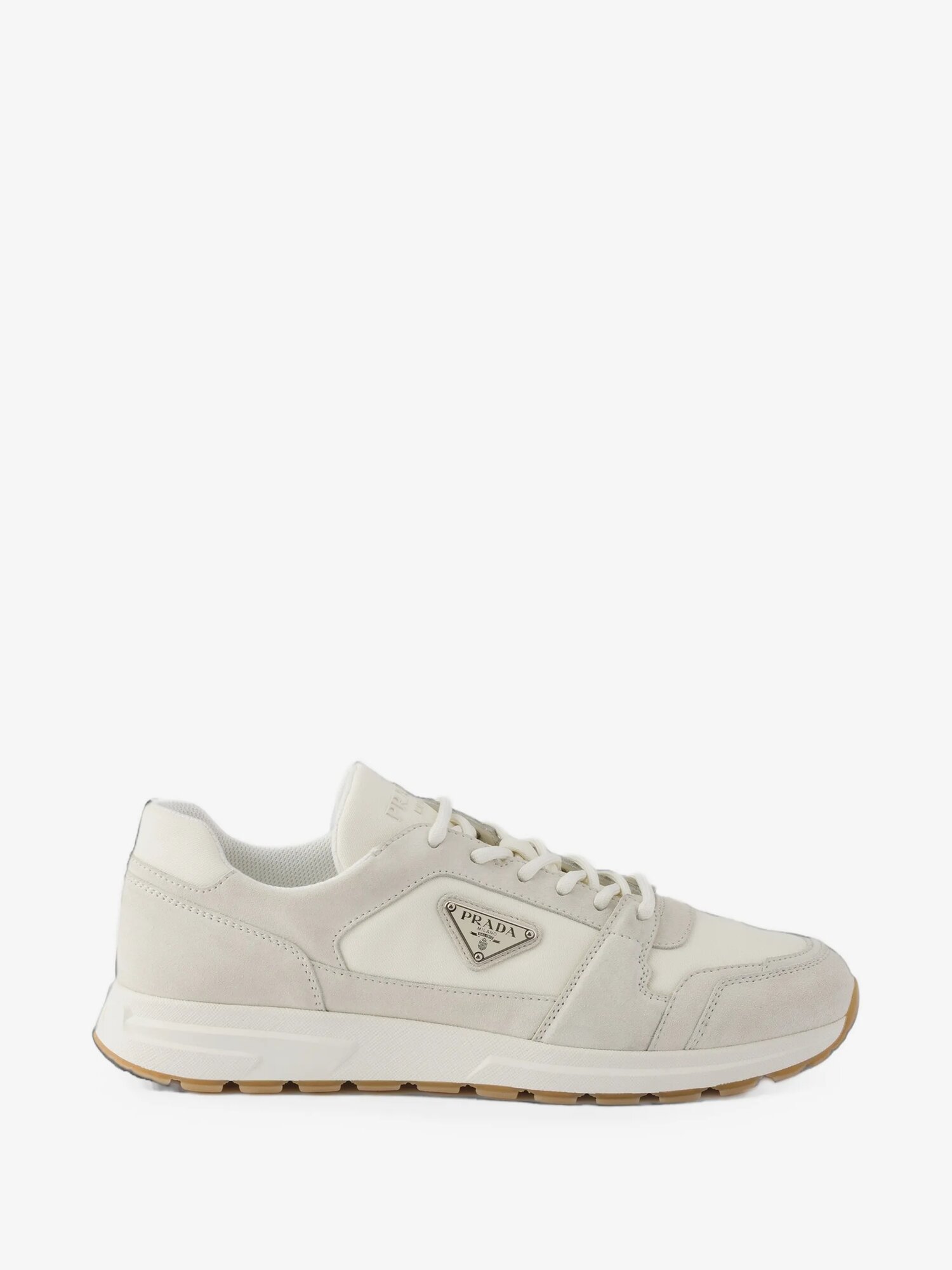 Кроссовки Prax suede and Re-Nylon sneakers