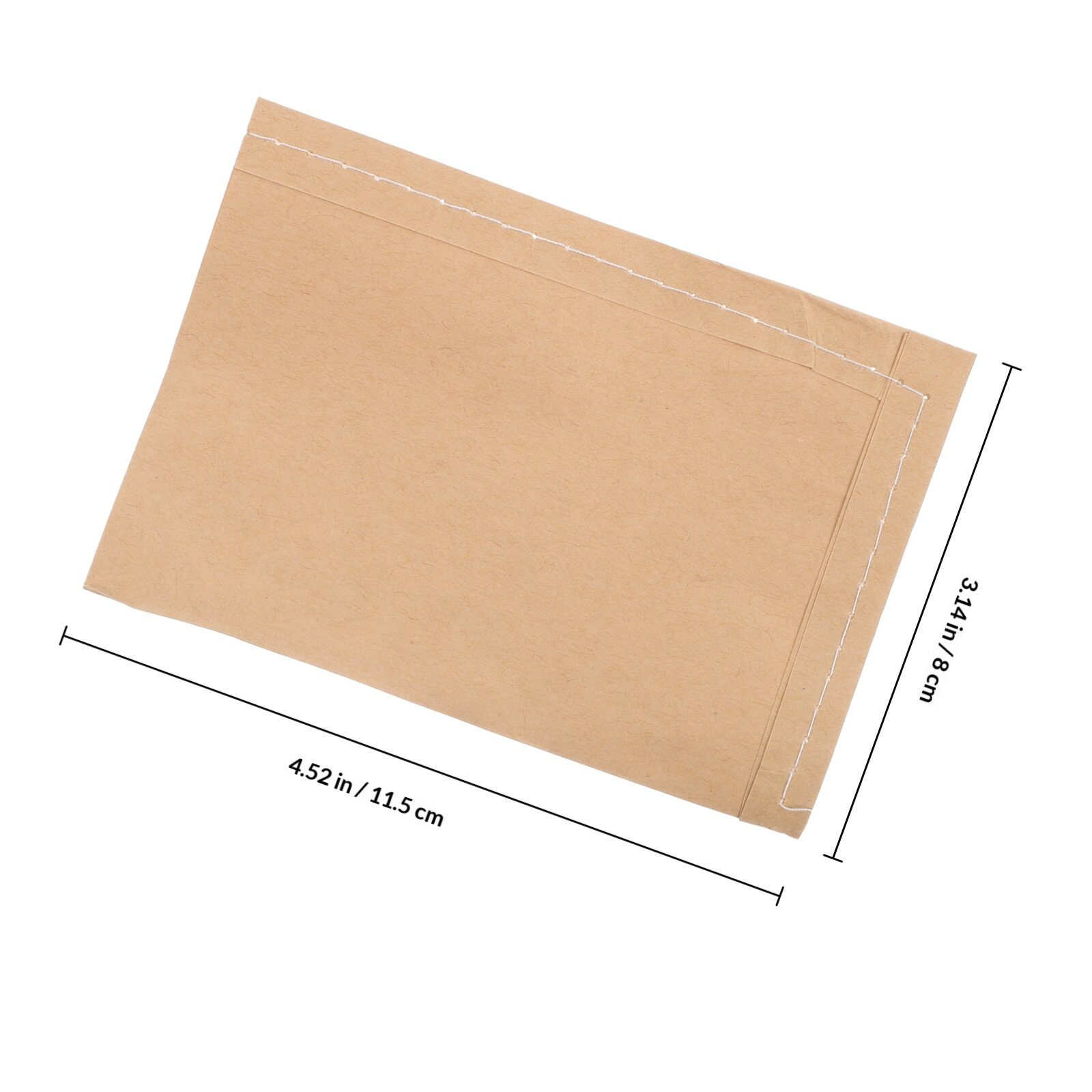 100 Штук Бумажные Конверты Для Семян Размер 11.50X8.00X0.50Cm Хаки