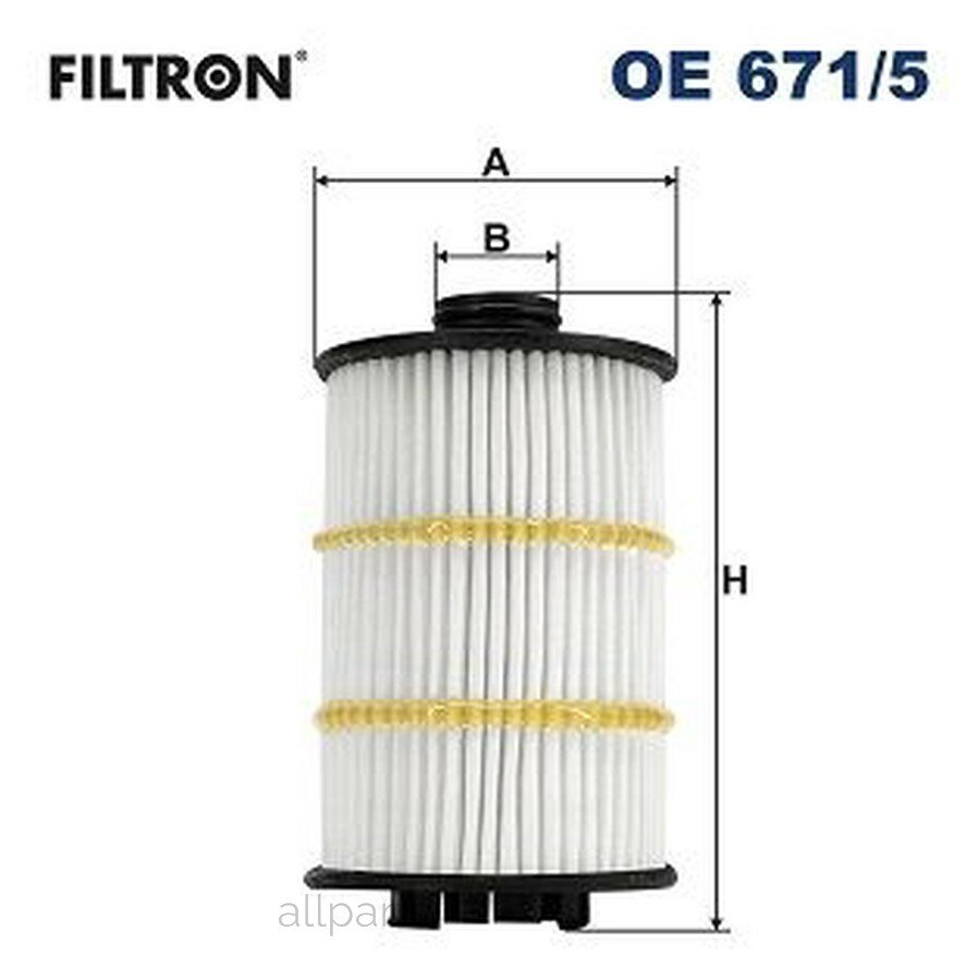 FILTRON OE 671/5 Фильтр масляный