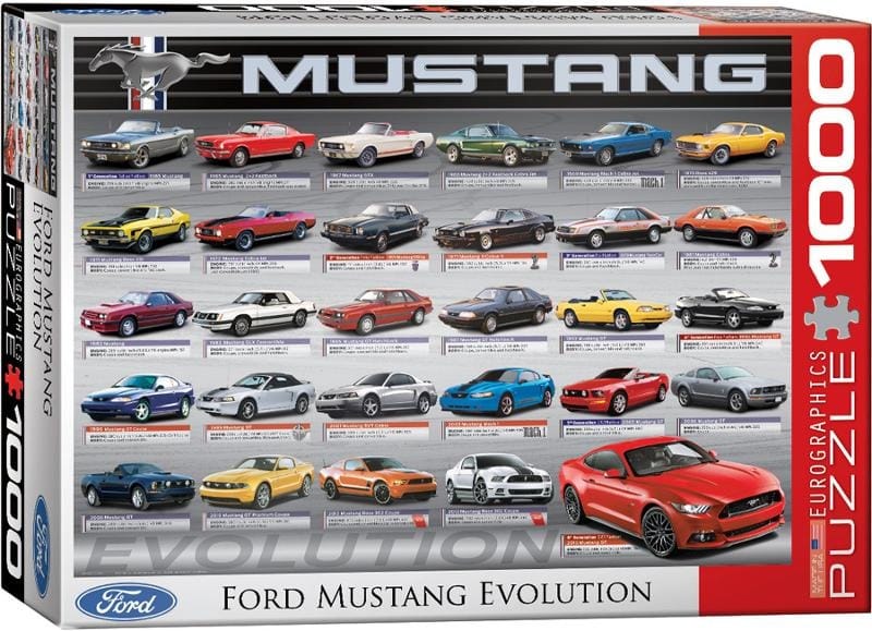 Пазл Eurographics Ford Mustang Evolution, 1000 элементов, 67.6x48.9 см