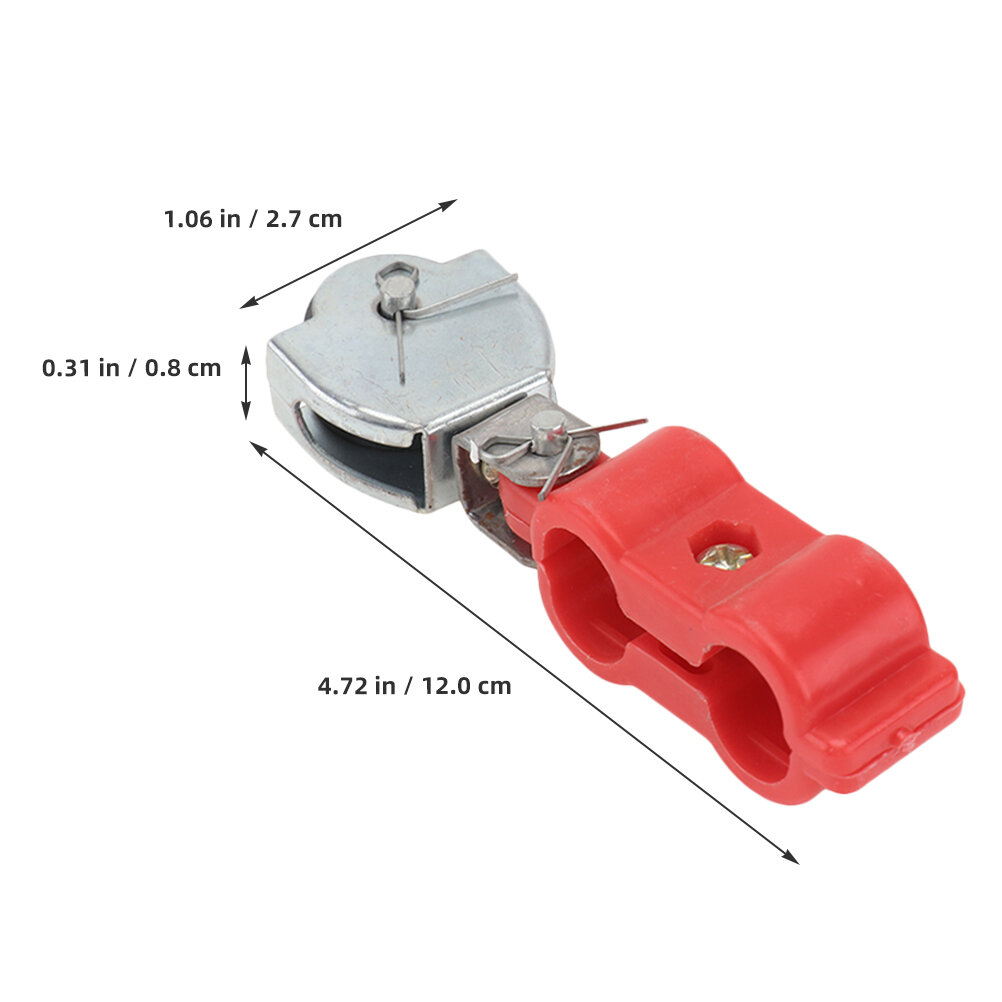 4Pcs Блок Для Подъема Троса С Поворотным Колесом И Подшипниками 12.00X2.70X0.80Cm