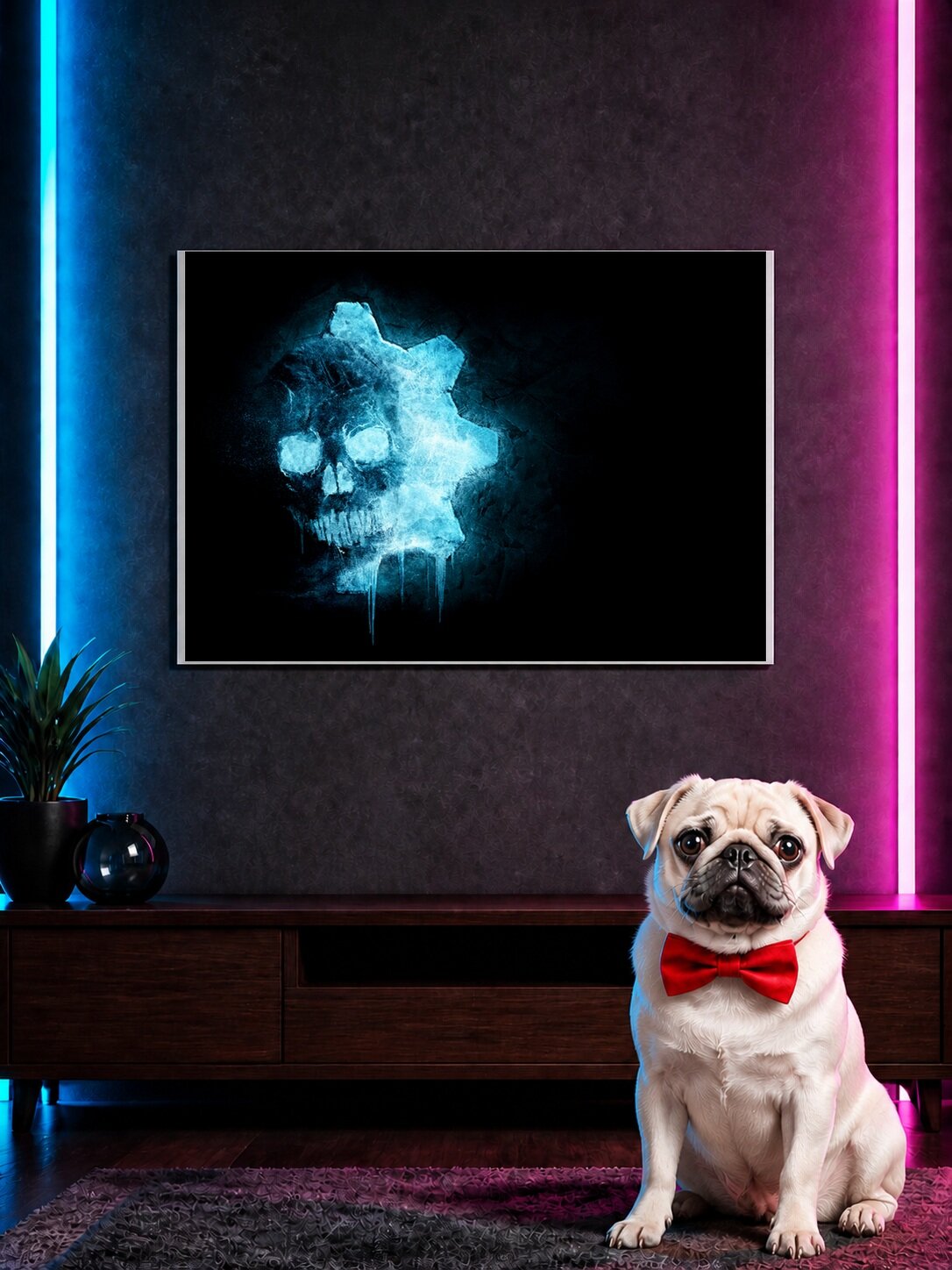 Плакат Gears of War Герои — кинематографичный игровой арт A3