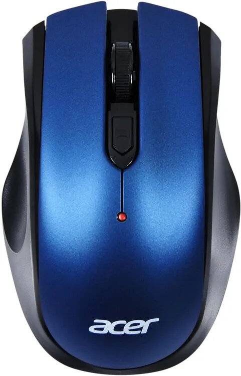 Мышь беспроводная Acer OMR031, радио, оптическая, USB, 1600dpi, черный и синий