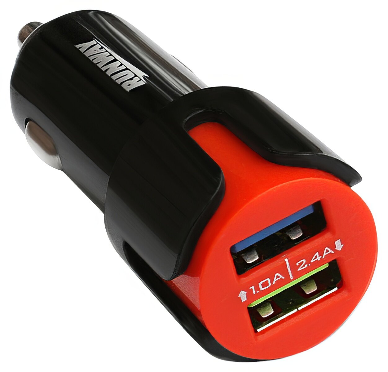 Устройство зарядное для телефона RUNWAY 1/2.4А 2USB черный