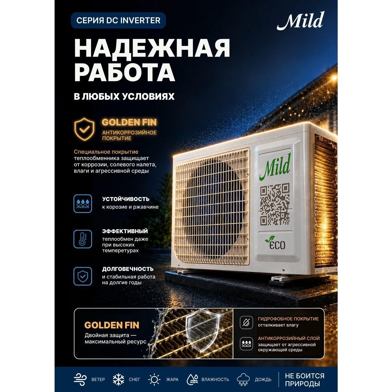 Сплит-система MILD MLI/MLO-DC09RF — фото 1