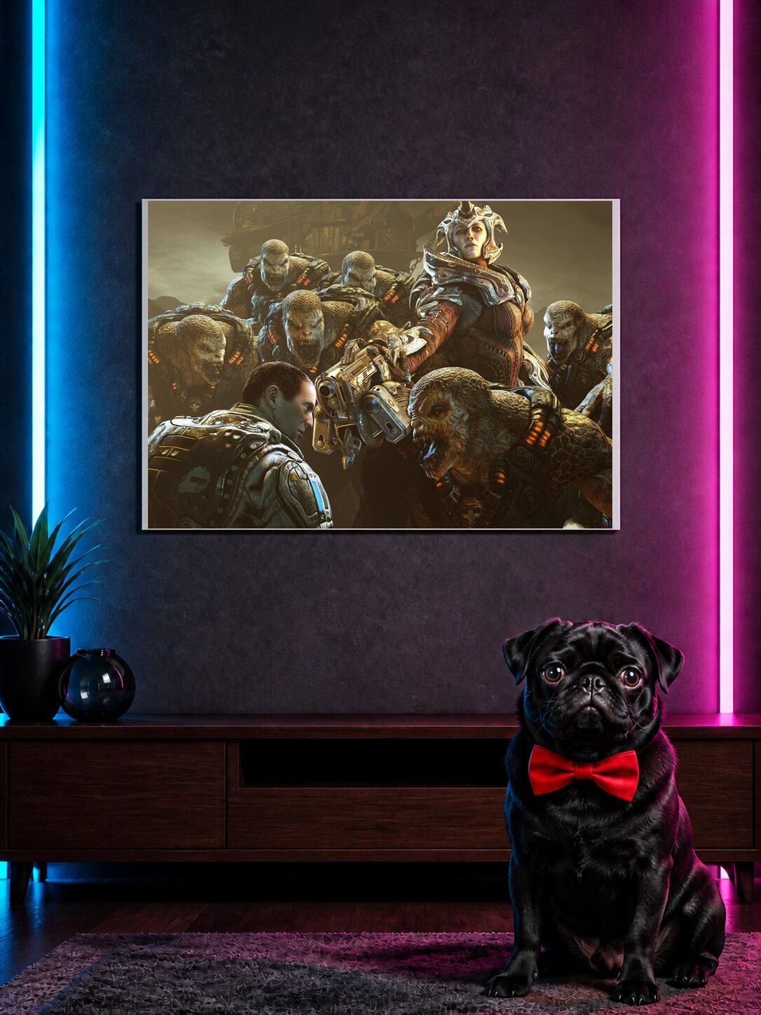 Постер Gears of War Герои — эмоциональная игровая сцена A3
