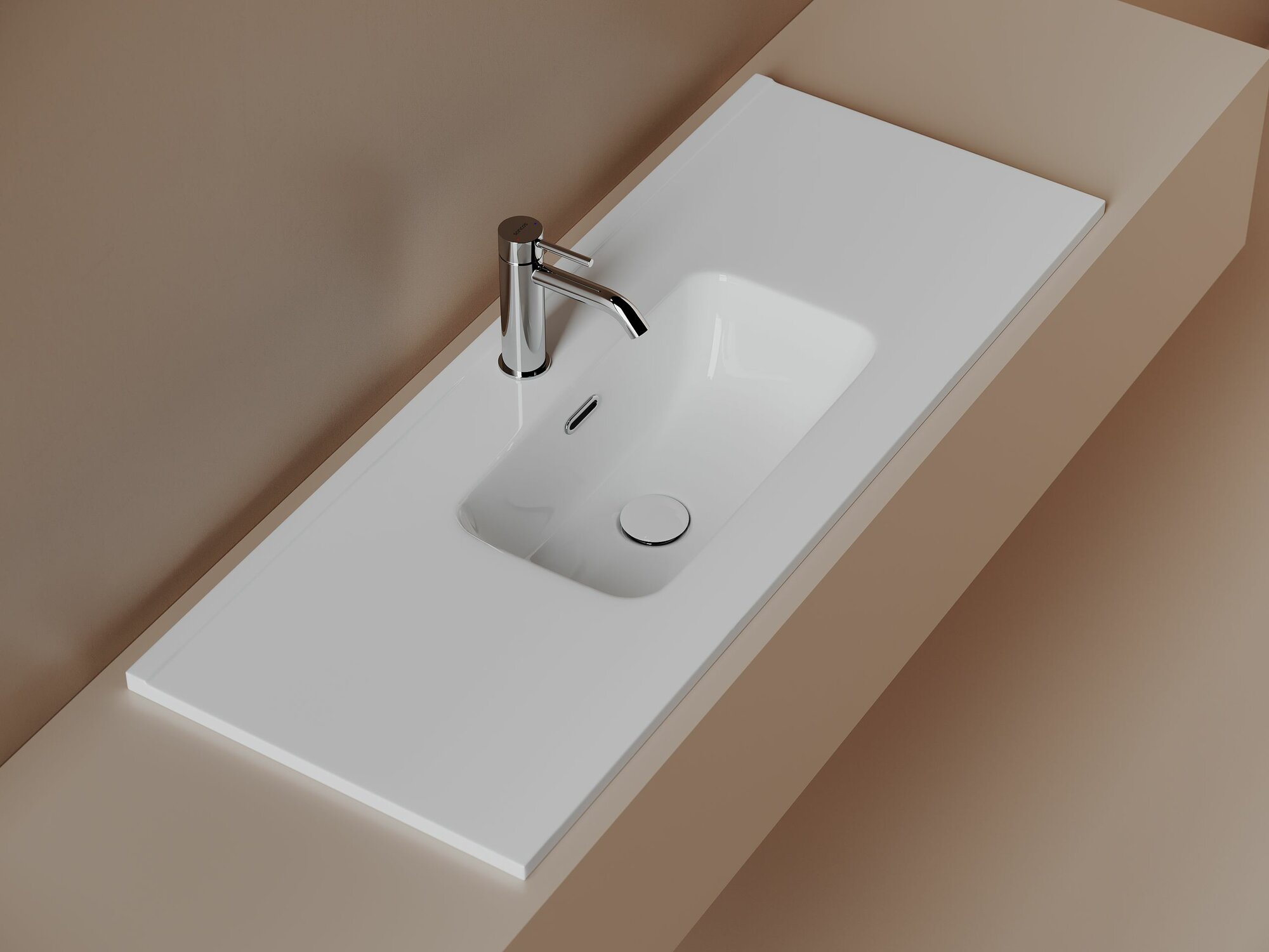 Мебельная раковина Ceramicanova Compact 101 CN7027 белая