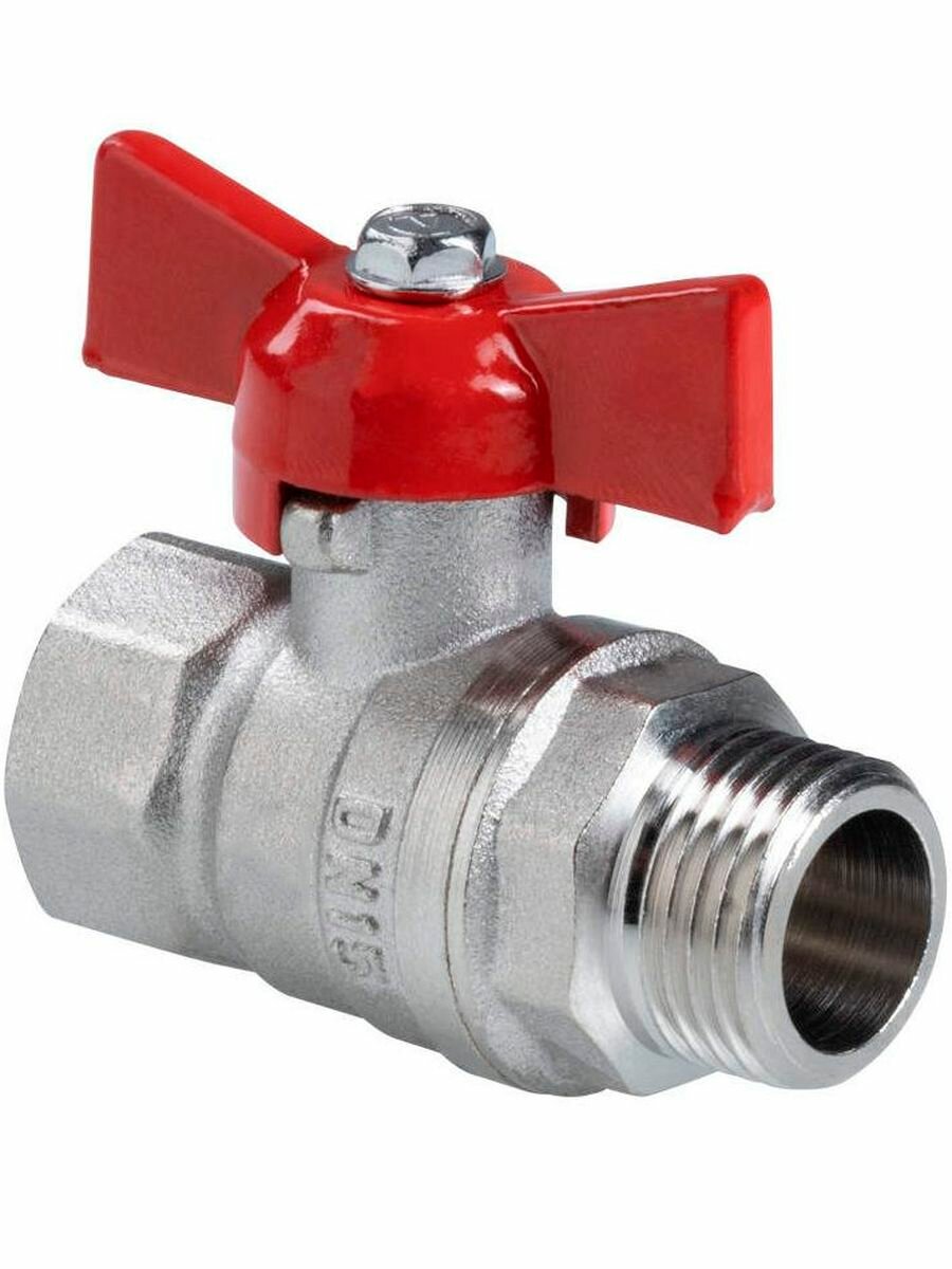 Кран шаровый 3/4"ВН VALTEC Стандарт ГОСТ рукоятка бабочка, VT.123. N.05
