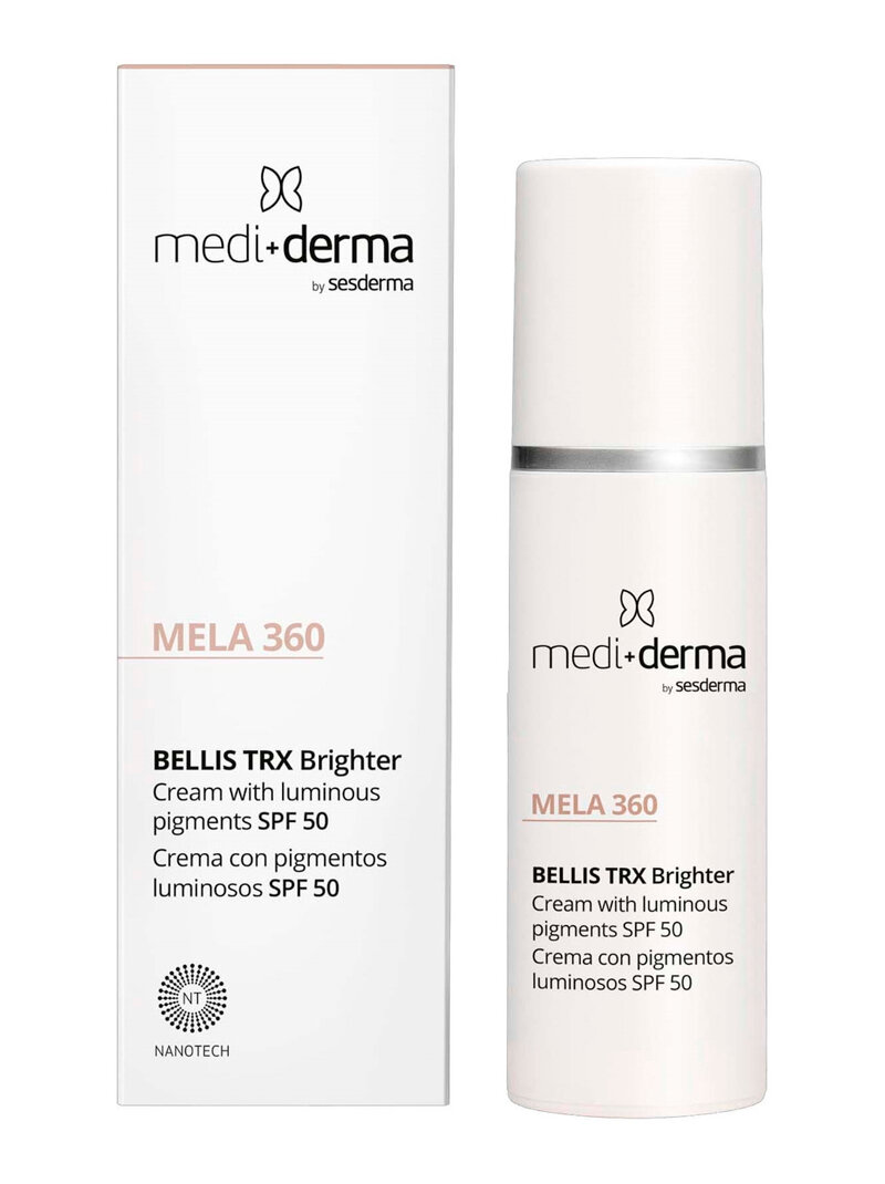 Mediderma MELA 360 BELLIS TRX Brighter SPF50 Крем для лица депигментирующий СЗФ 50, 30мл