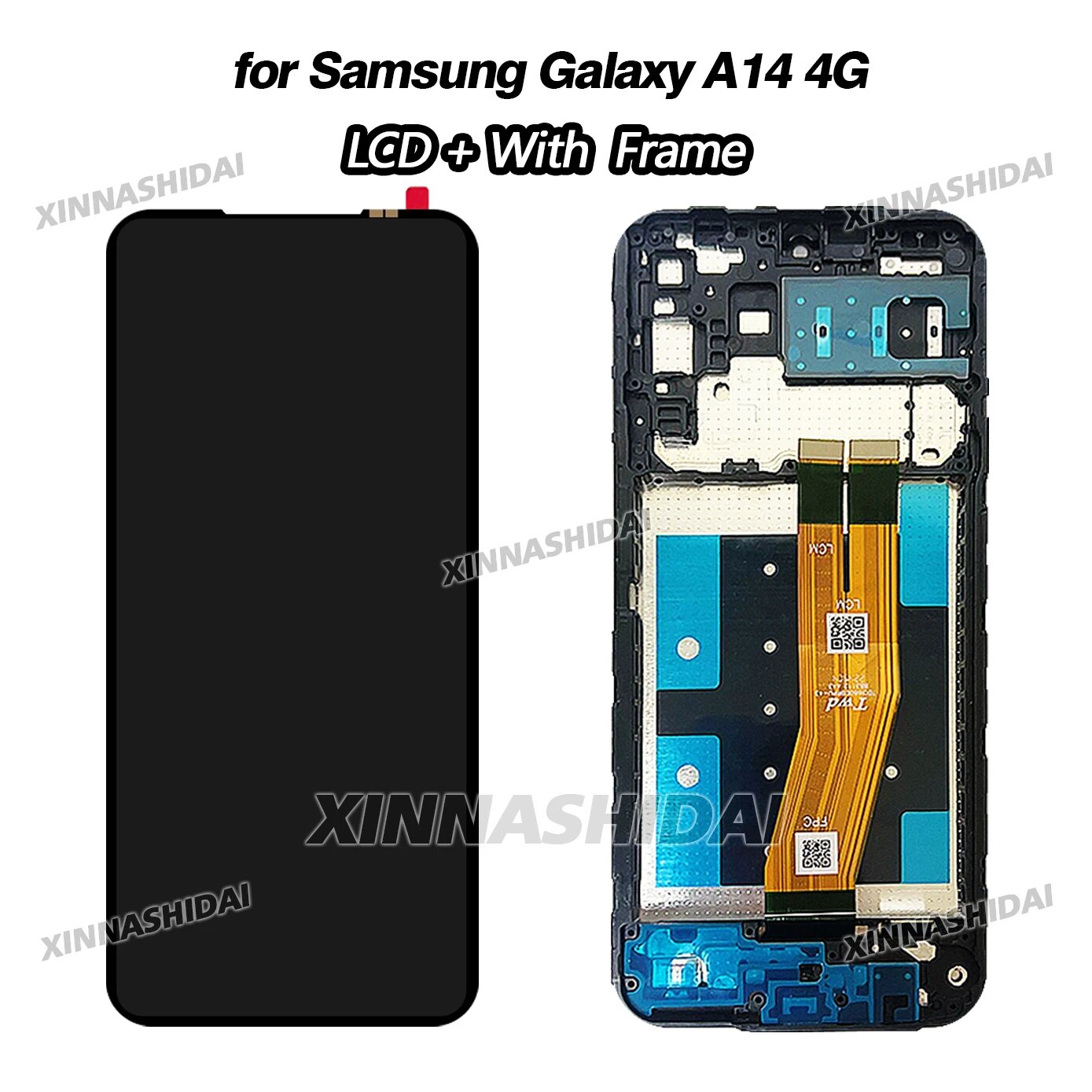 Протестировано 100% TFT для Samsung Galaxy A14 4G ЖК-дисплей с сенсорным экраном и LCD with frame