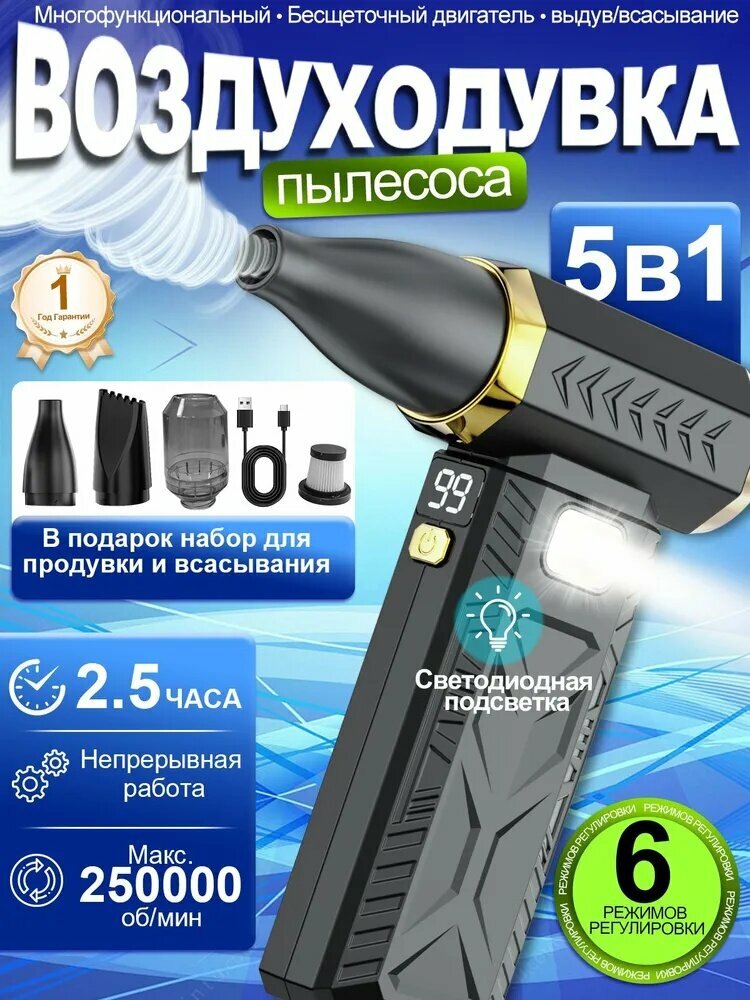 Воздуходувка пылесос M18 турбо портативная аккумуляторная, Ветродуйка с функцией пылесоса