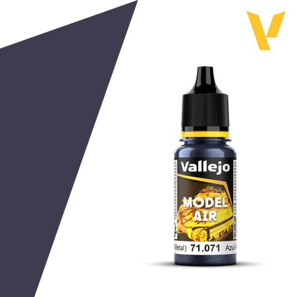 Краска Vallejo Model Air Arctic Blue Metallic (Синий арктический металлик) 17ml 71.071