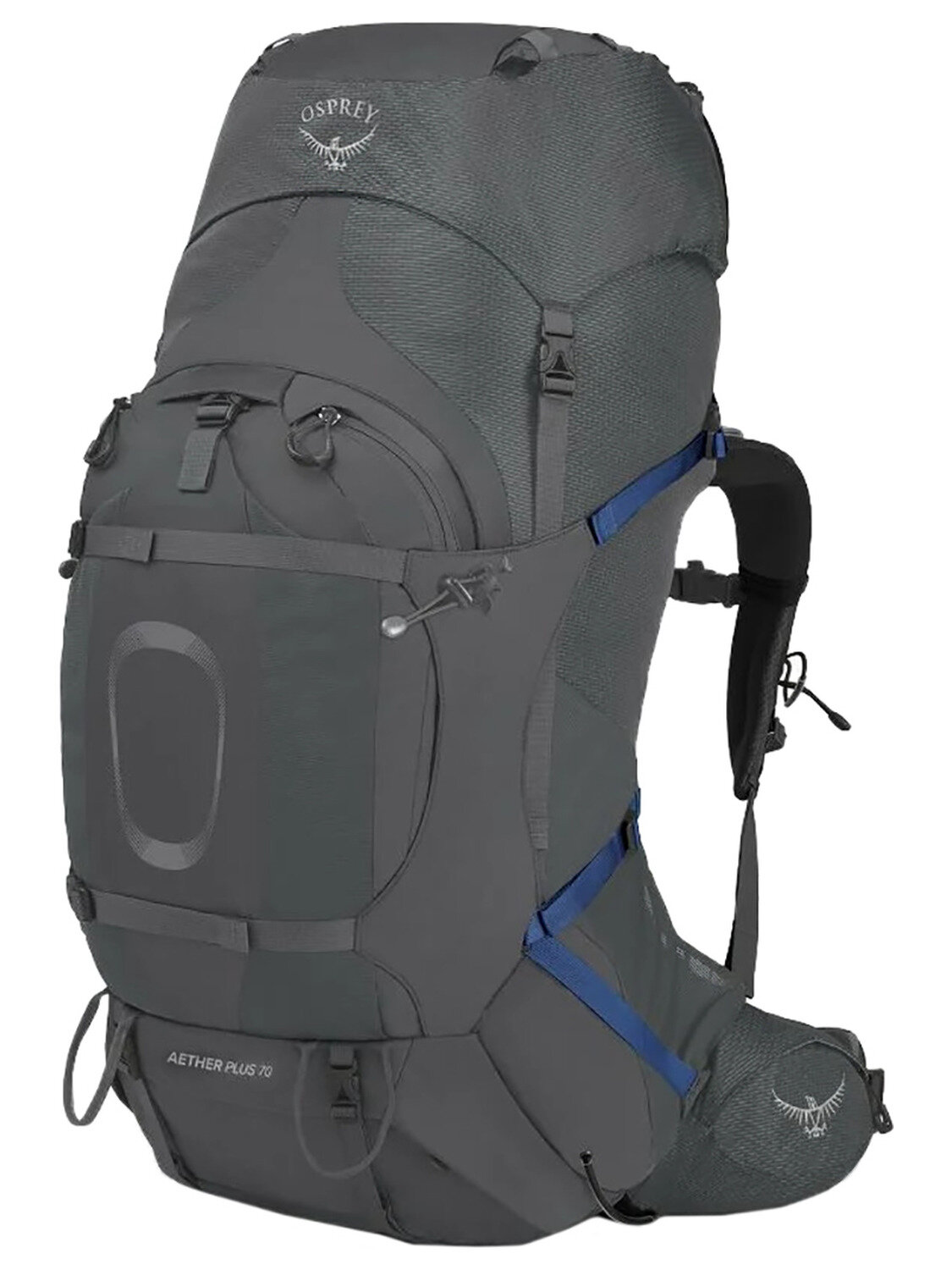 Рюкзак Osprey Aether Plus 70 Eclipse Grey 2026 Серый, для мужчин