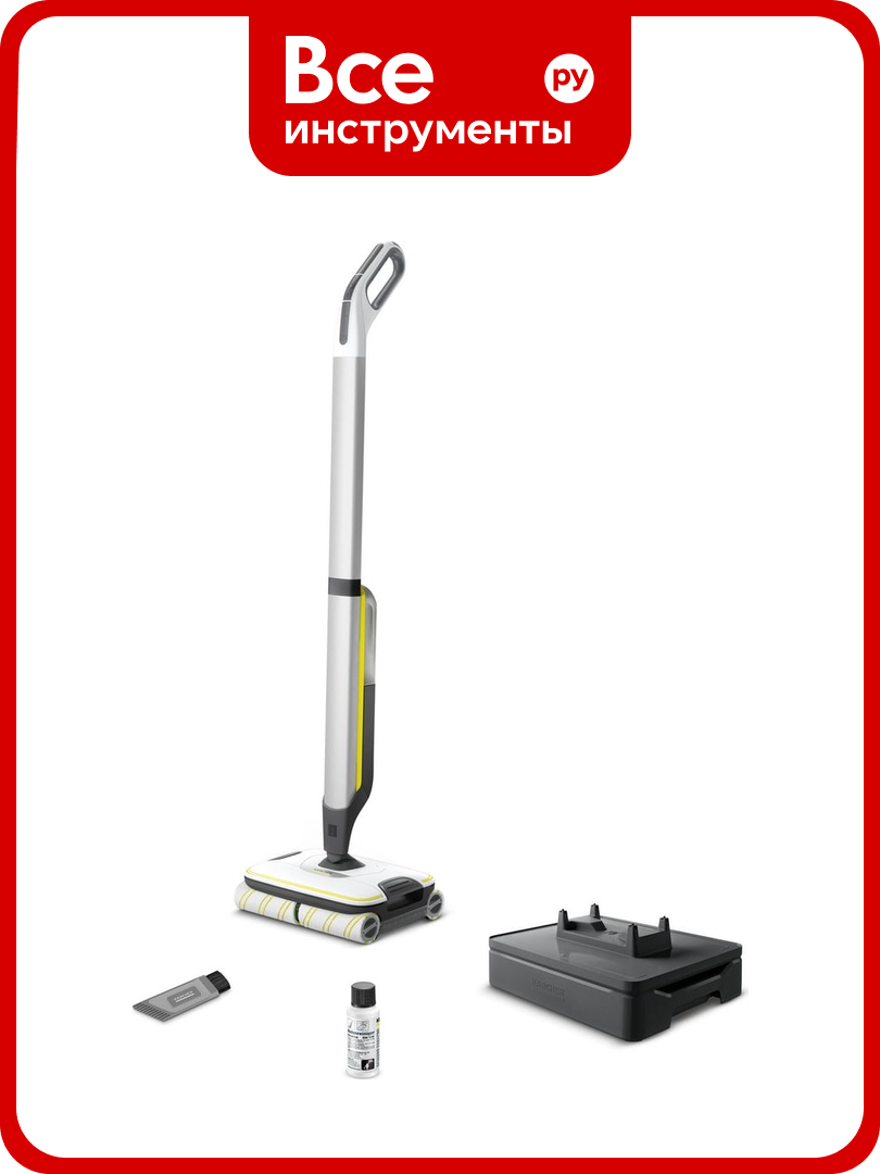 Электрошвабра Karcher FC 7 Cordless EU 1.055-701.0, влажной уборки пола