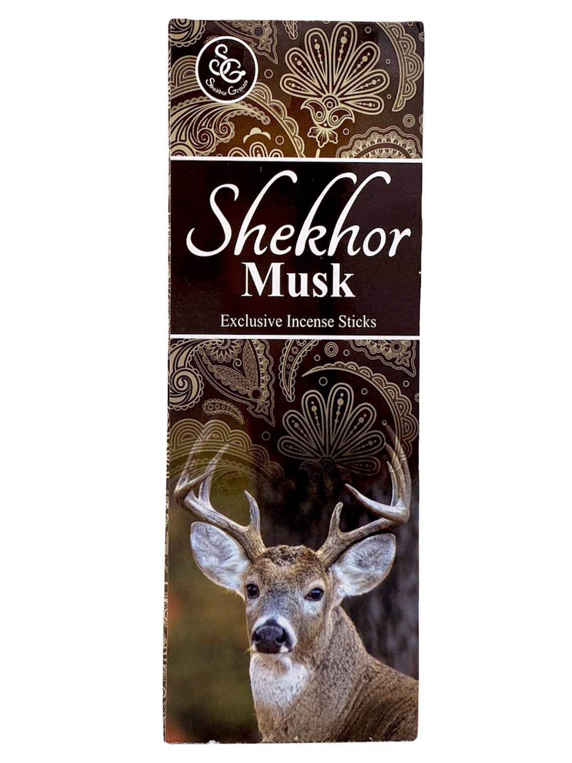 Благовония Мускус SHEKHOR Эксклюзивные ароматические палочки Индия 20 шт 1 уп