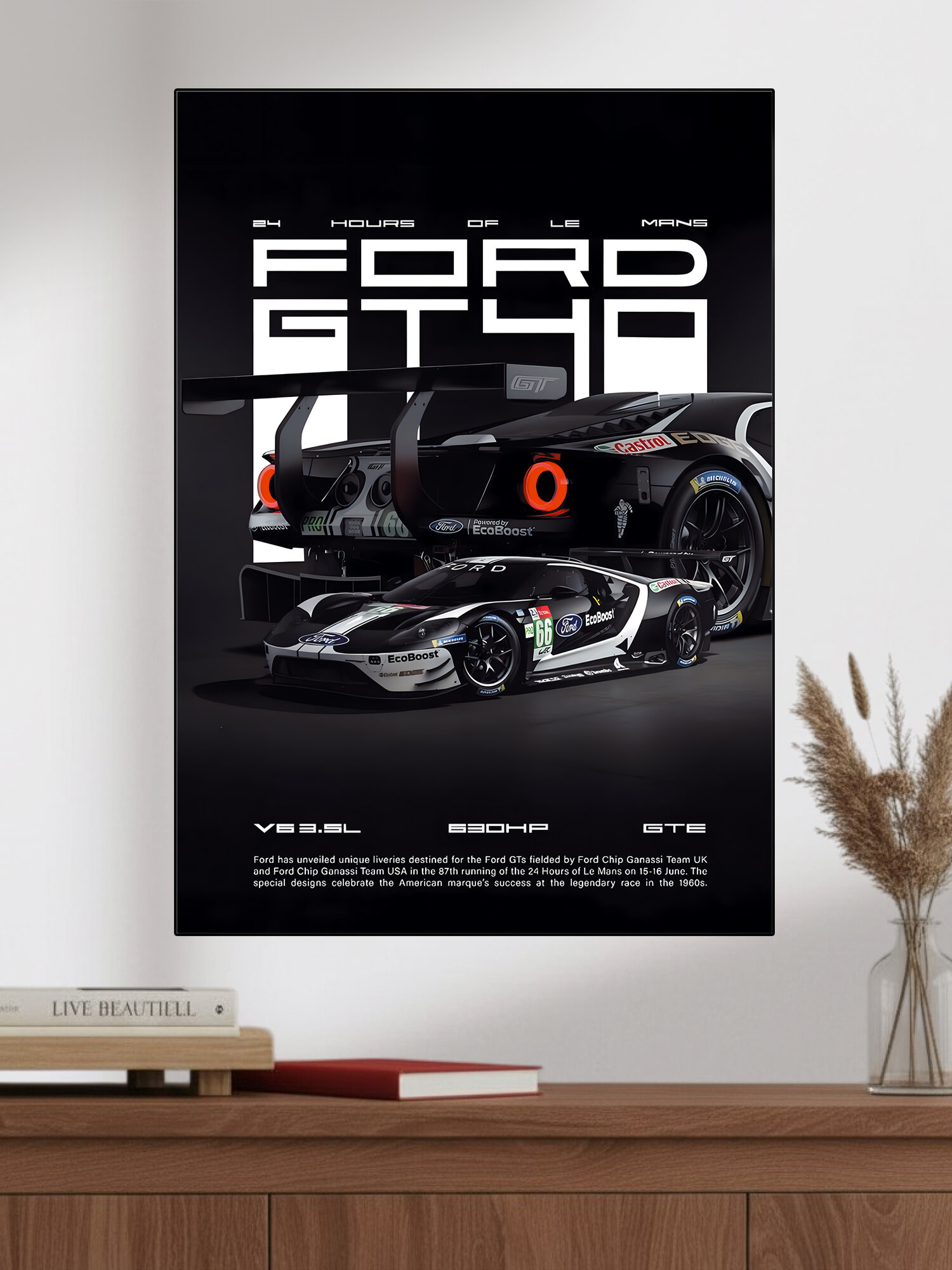 Постер Ford GT4, А3 — фото 1
