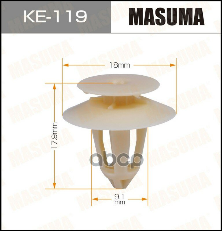 Клиса автомобильная (автокрееж) MASUMA 119-KE [] Masuma арт. KE119