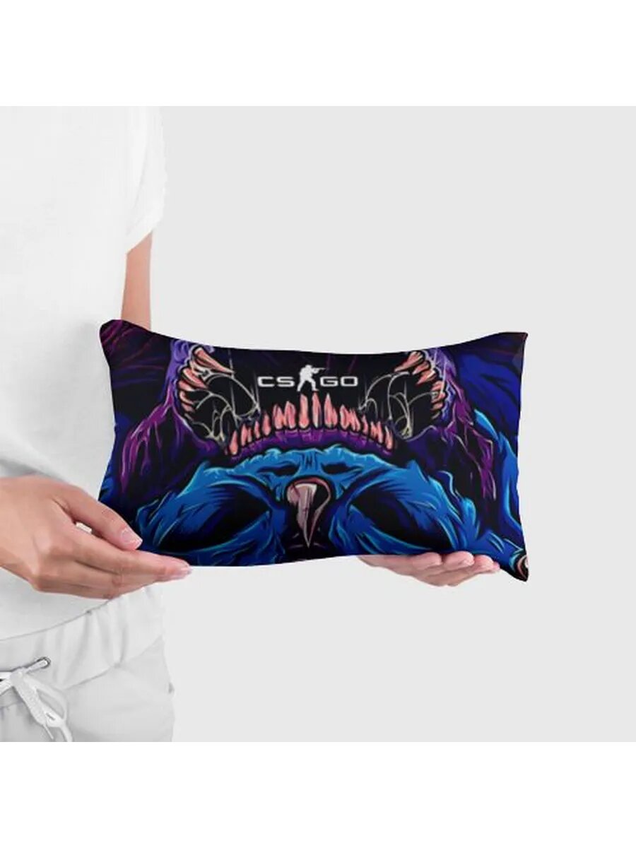 CS GO hyper beast skin Подушка — фото 1