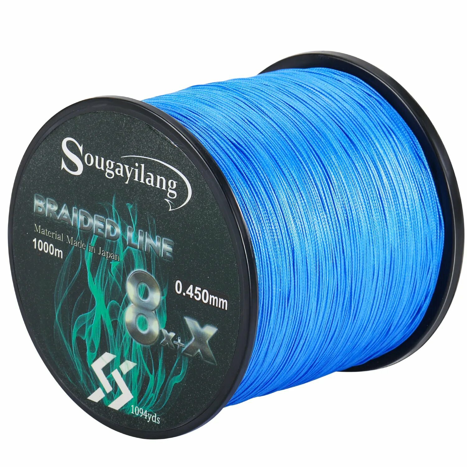Плетеный шнур Sougayilang 8 нитей, 300м, Синий