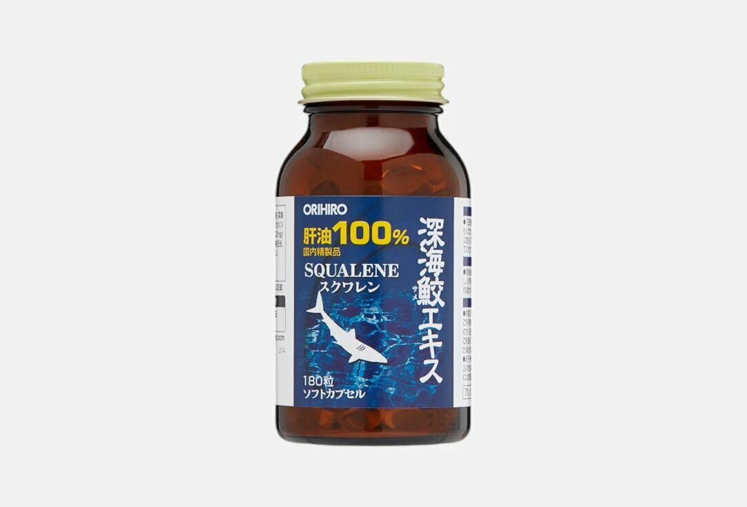 Orihiro 100% SQUALENE Биологически активная добавка 180 шт
