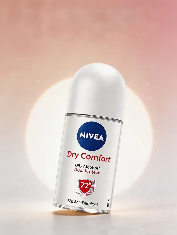 NIVEA Dry Comfort лосьон-антиперспирант для женщин, 50 мл, 72 часа защиты, без спирта