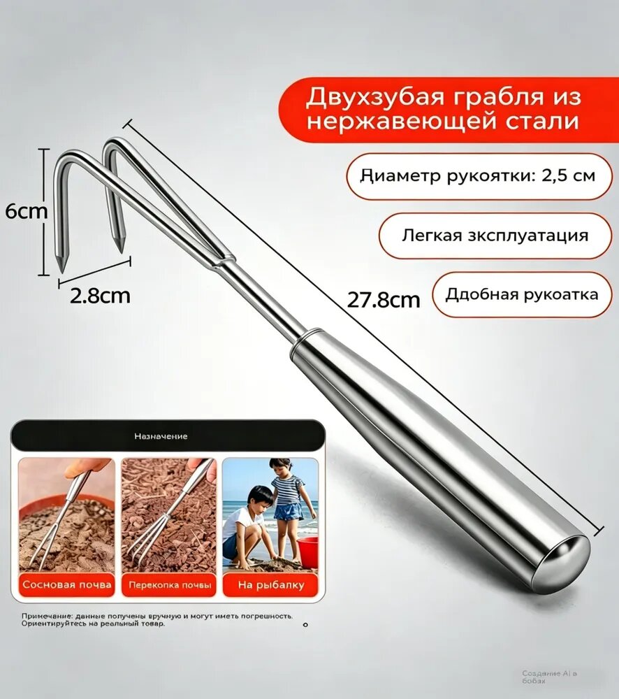 Рыхлитель , Веерные, Металл, 2.8 см