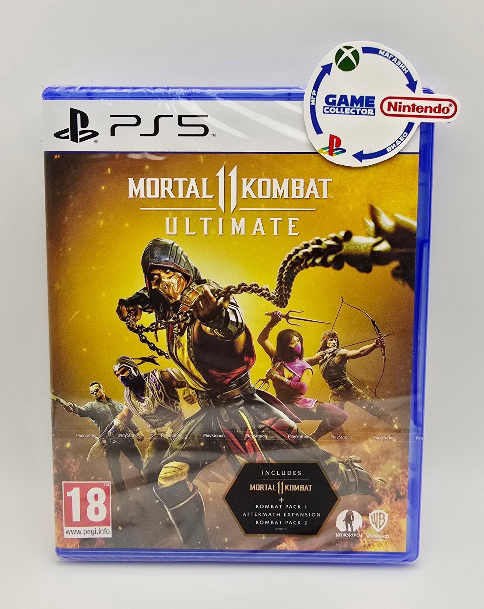 Игра Mortal Kombat 11 Ultimate для Sony PlayStation 5 на диске с русскими субтитрами.